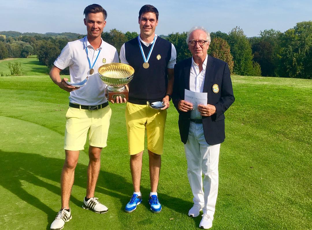 Moritz Bayer und Tim Holzmüller aus dem GC Feldafing gewinnen die ...